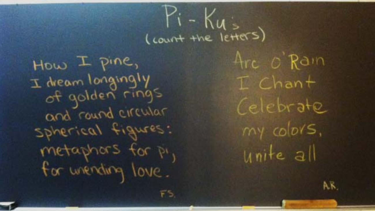 Mathematics Celebrates Pi-Ku's | Pomona College in Claremont ... Mathematics Celebrates Pi-Ku's | Pomona College in Claremont ...
